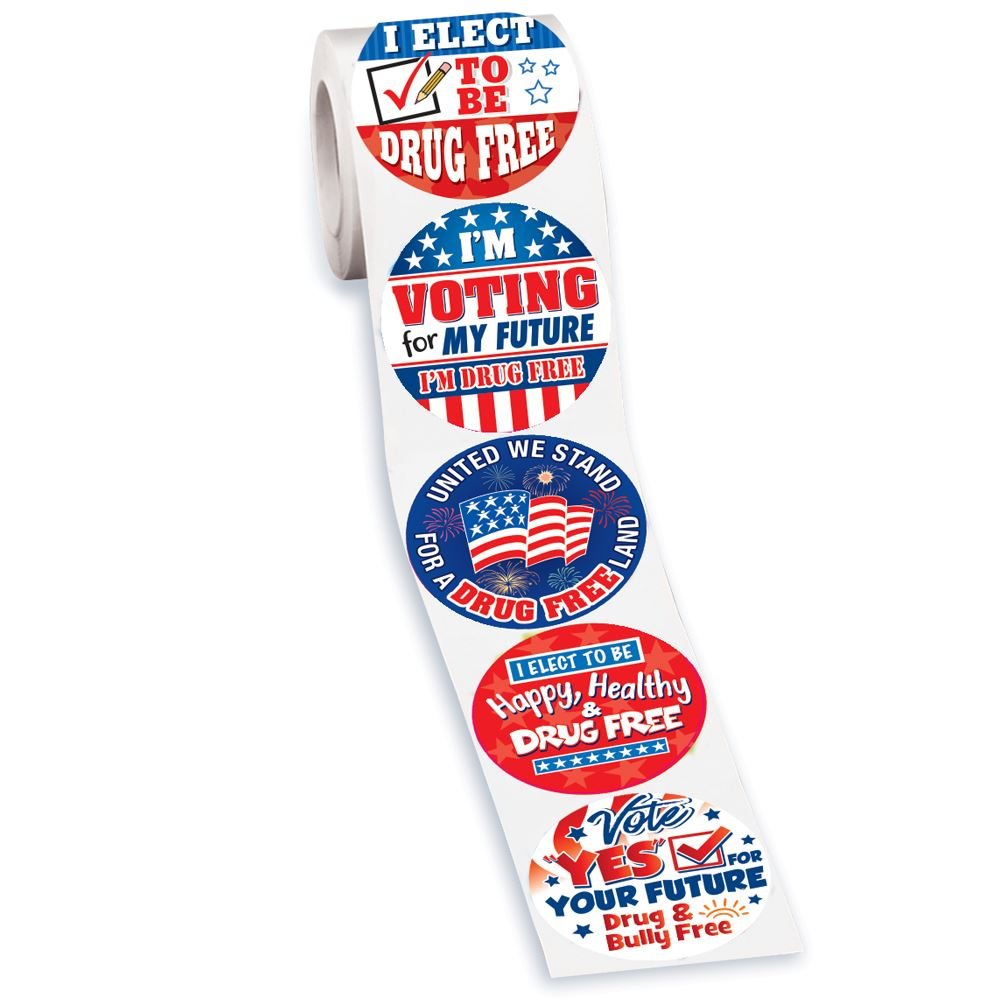 5-On-A-Roll Message Stickers - 200 Per Roll | Positive Promotions
