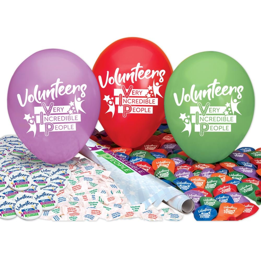 Volunteers 355-Item Celebration Pack | Positive Promotions