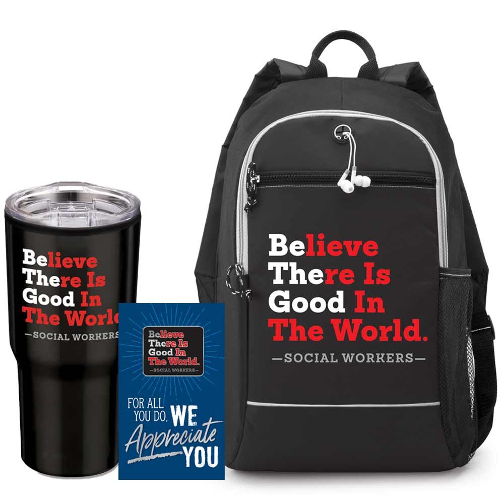 Social Workers: Believe There Is Good In The World Bayside Backpack ...