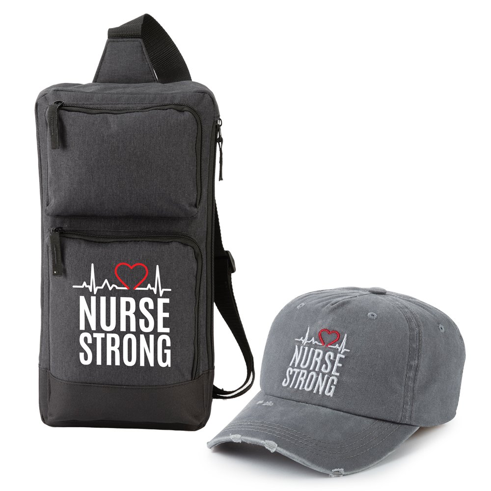 Nurse Strong Modesto Sling Bag & Baseball Cap Gift Set | Positive ...