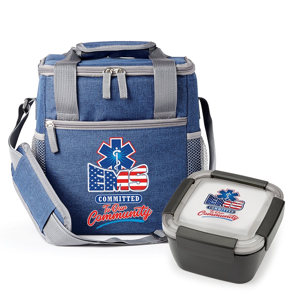 EMS: Committed to Our Community Riverside Lunch/Cooler Bag & Locking ...