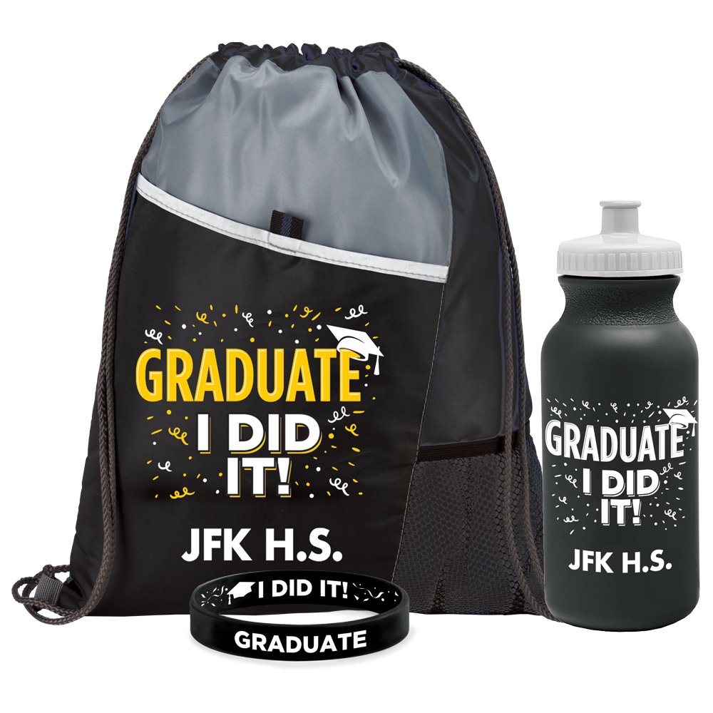 Graduate I Did It! Celebration Combo Gift Set - Personalization ...