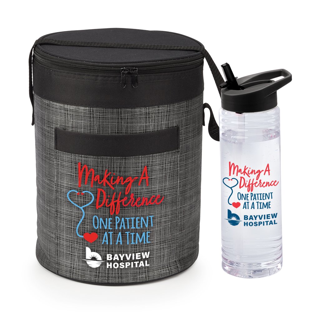 Making a Difference One Patient at a Time Cooler & Water Bottle Gift ...