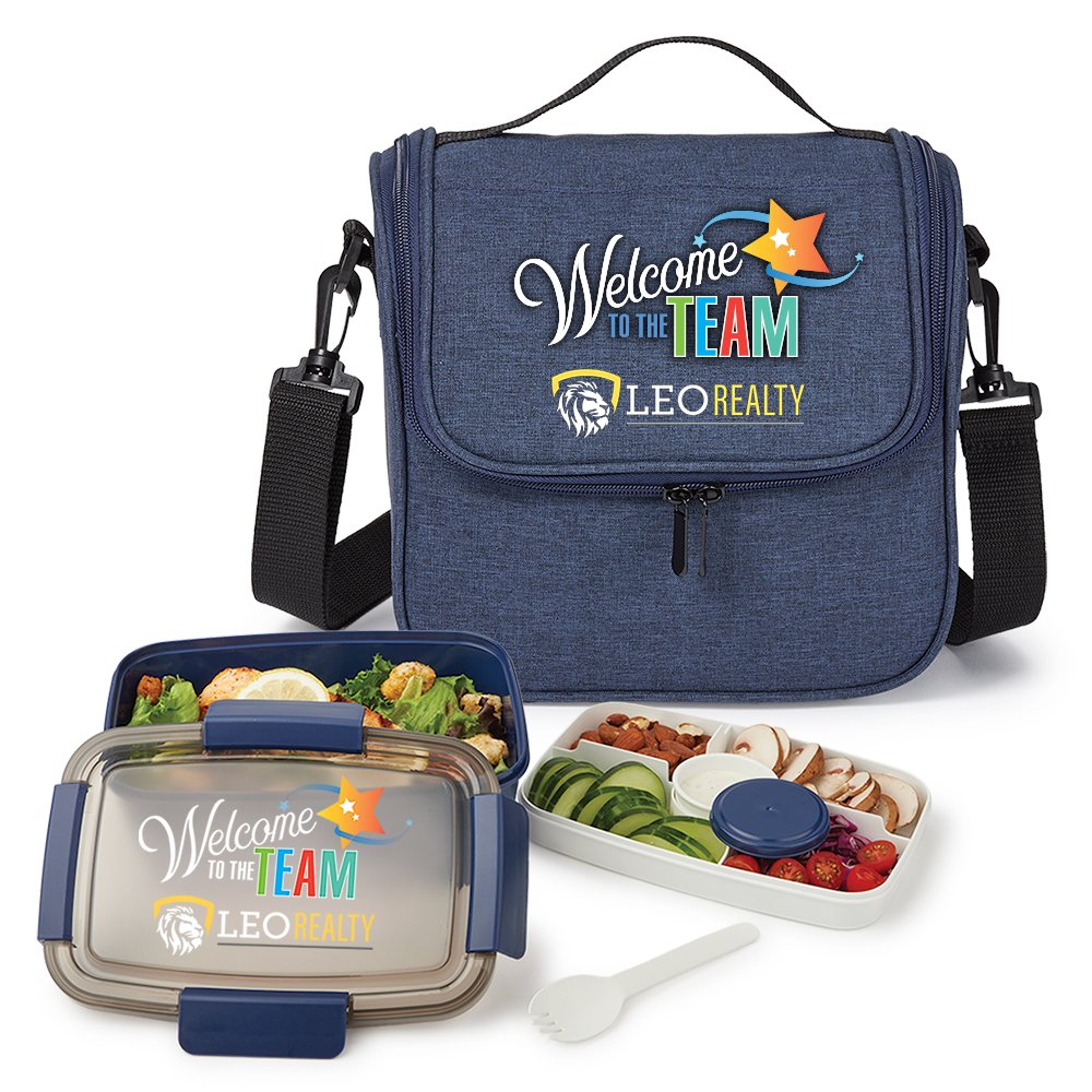 Welcome to the Team Portland Lunch/Cooler Bag & Locking Stacker Food ...