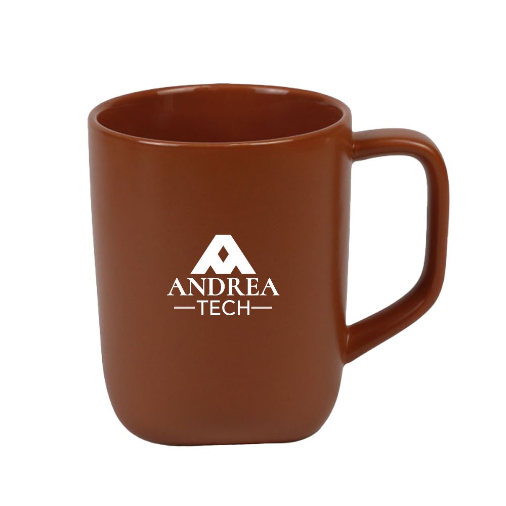 Eco Triangle Bottom Ceramic Mug 18 oz. - One-Color Personalization ...