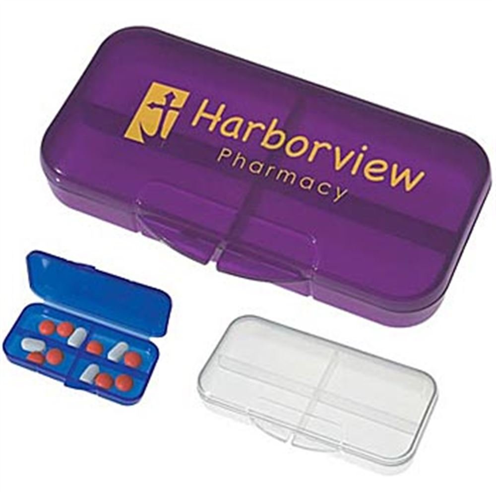 Rectangular Shape Pill Holder - Personalization Available | Positive ...