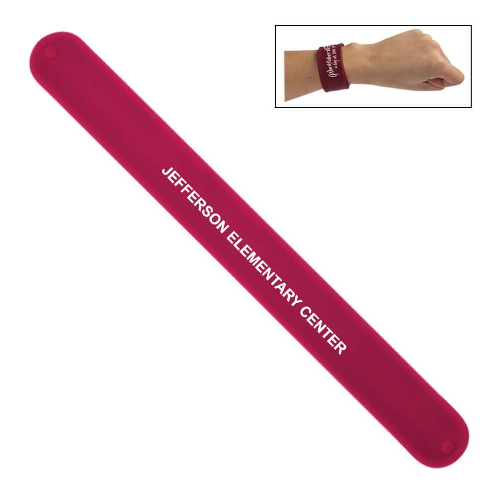 Silicone Slap Bracelet - Personalization Available | Positive Promotions