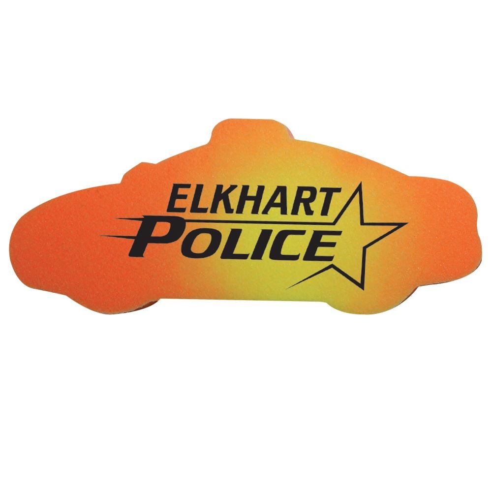 Police Car Die-Cut Mood Erasers - Personalization Available | Positive ...
