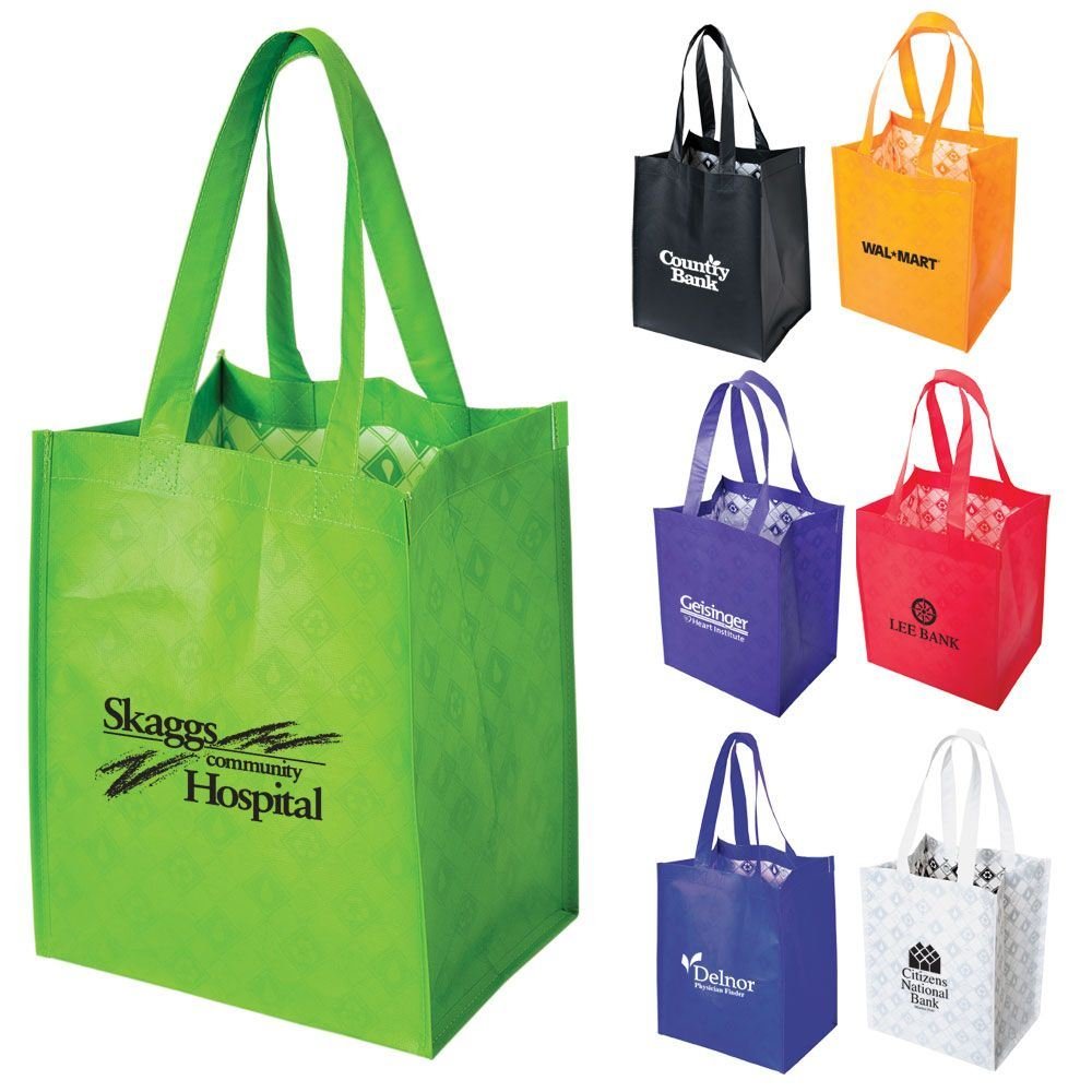 Mid-Size Laminated Shopper Tote | Positive Promotions