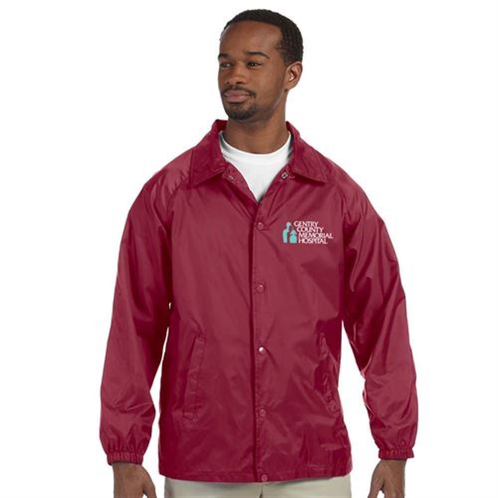Harriton® Nylon Unisex Staff Jacket - Embroidery Personalization ...