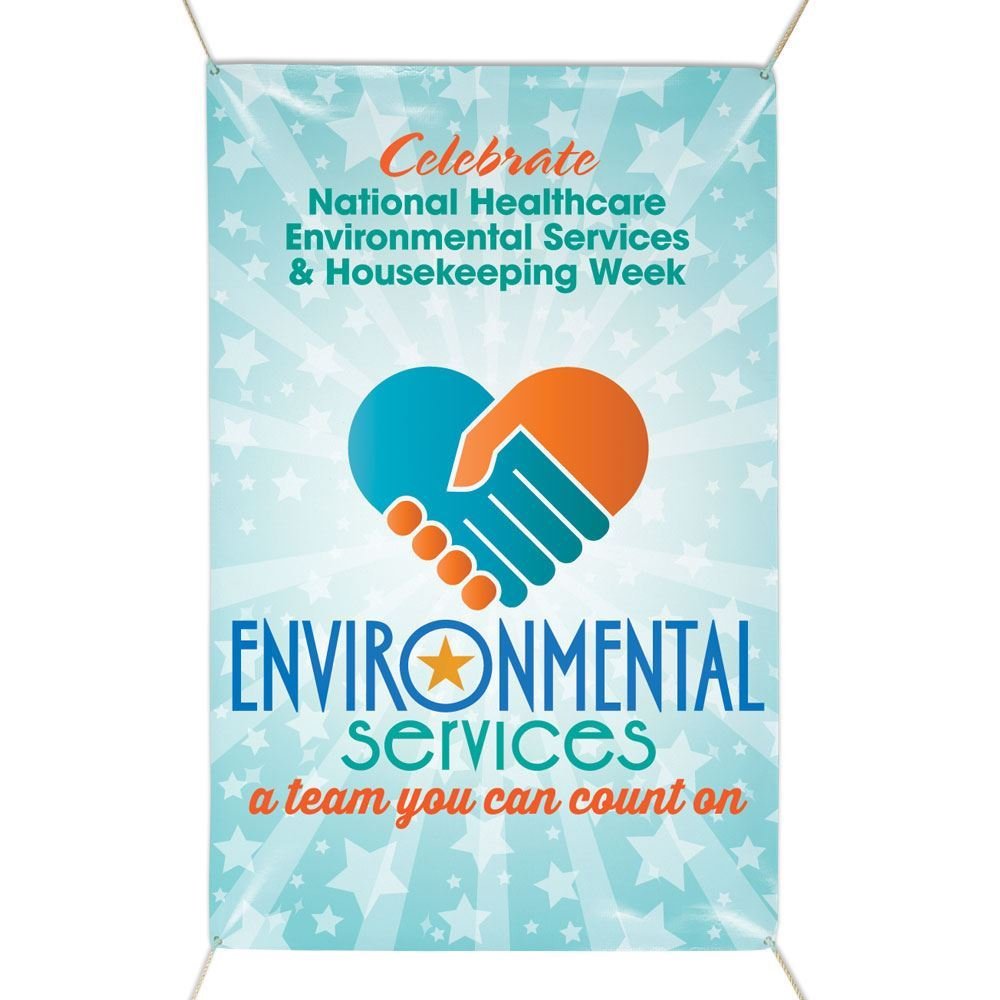 Environmental Services: A Team You Can Count On 6' X 4' Indoor/Outdoor ...