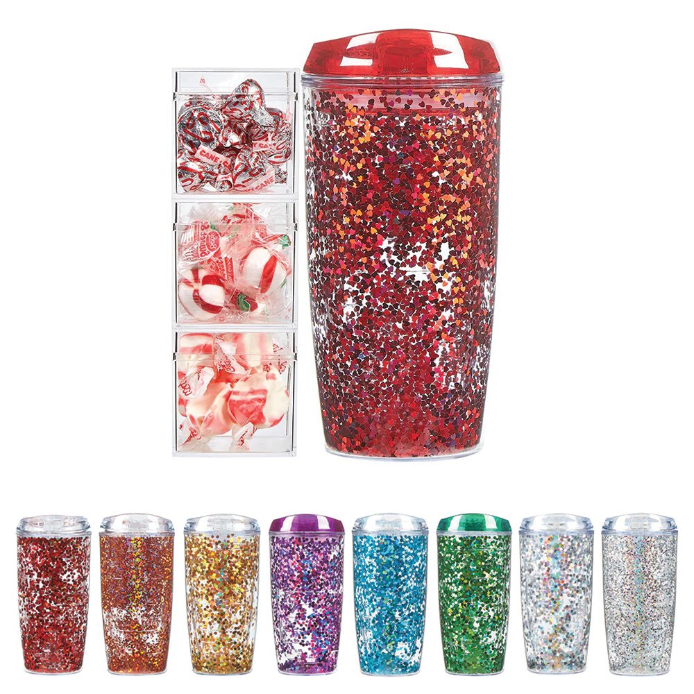 Holiday Peppermint Tumbler & Candies Gift Set - Personalization ...