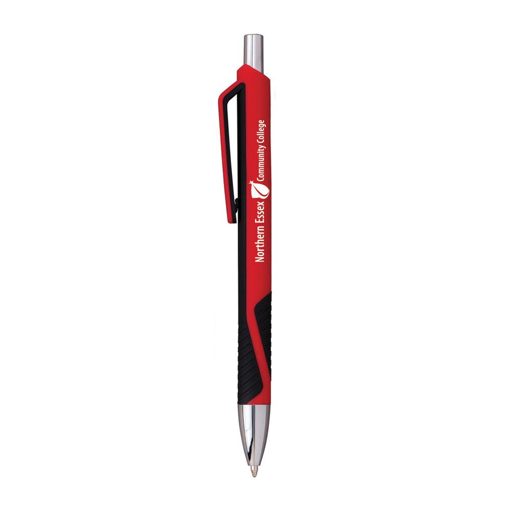 Jumbo Rubberized Ridged Click Pen - Personalization Available ...
