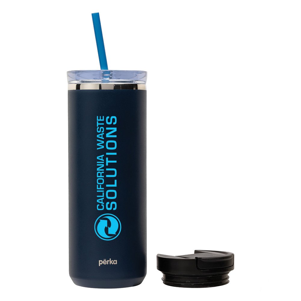 Perka® Trent Double-Wall Stainless-Steel Tumbler 18-Oz ...