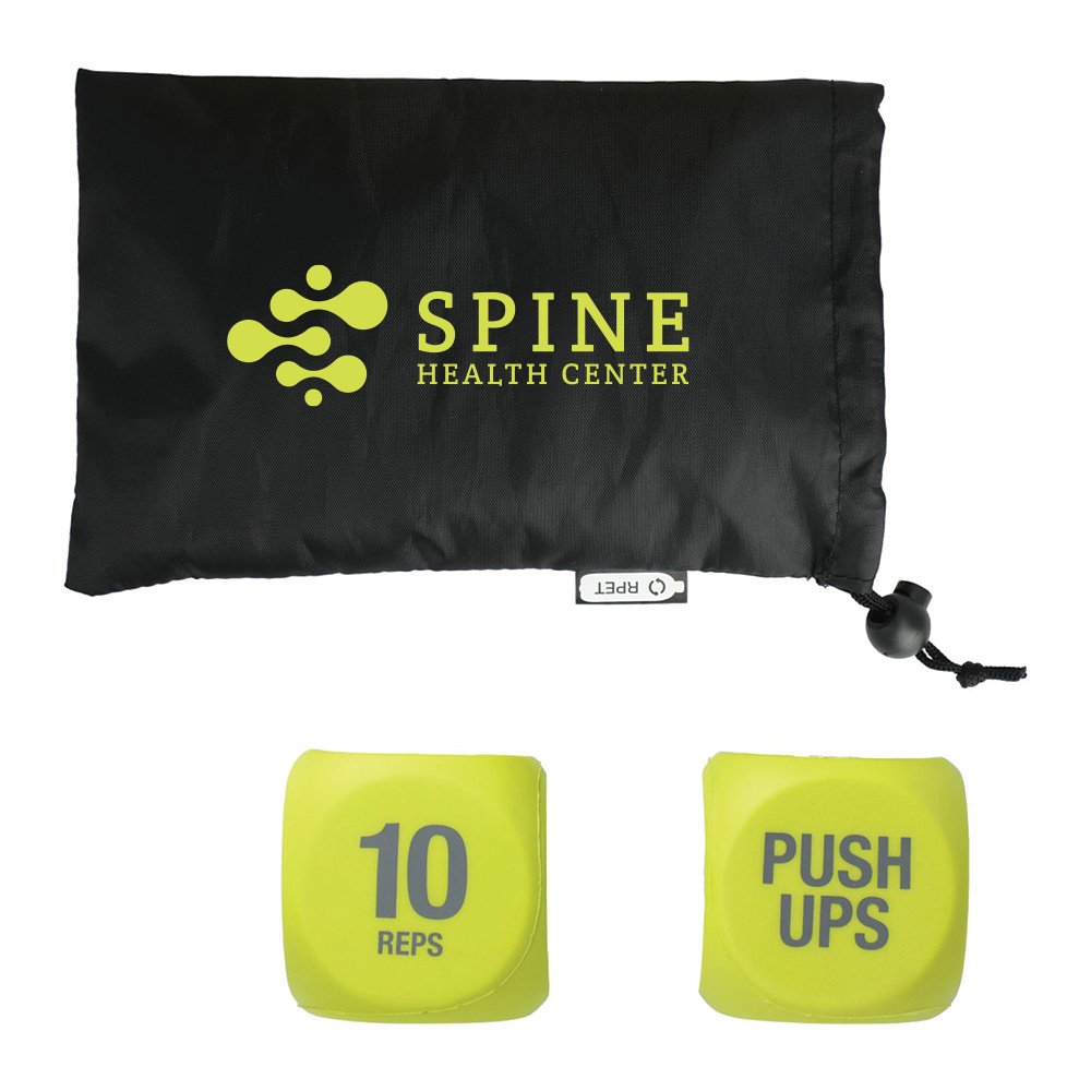 Exercise Dice - One-Color Personalization Available | Positive Promotions