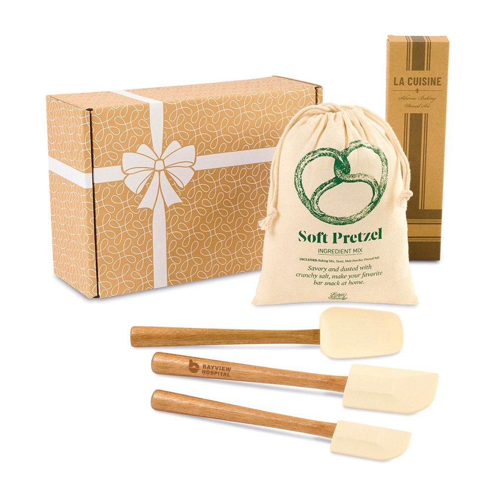 Farm Steady Soft Pretzel DIY Gift Set - Laser-Engraved Personalization ...