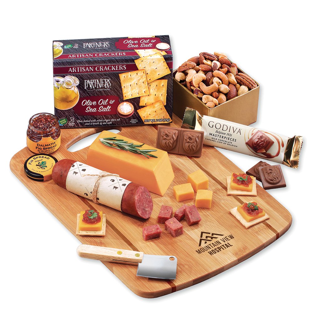 Bountiful Snacks with Bamboo Charcuterie Board - Fire-Branded ...