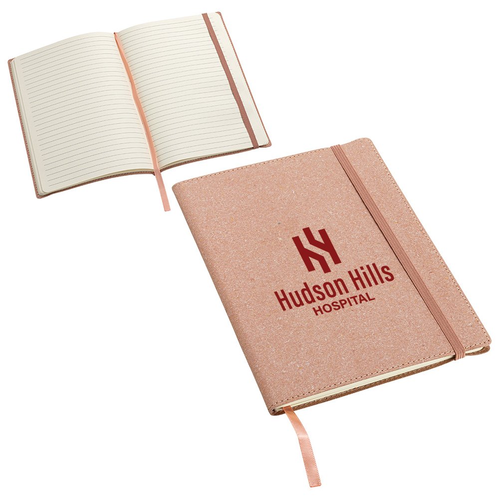 Recycled Leather Soft Journal - One-Color Personalization Available ...