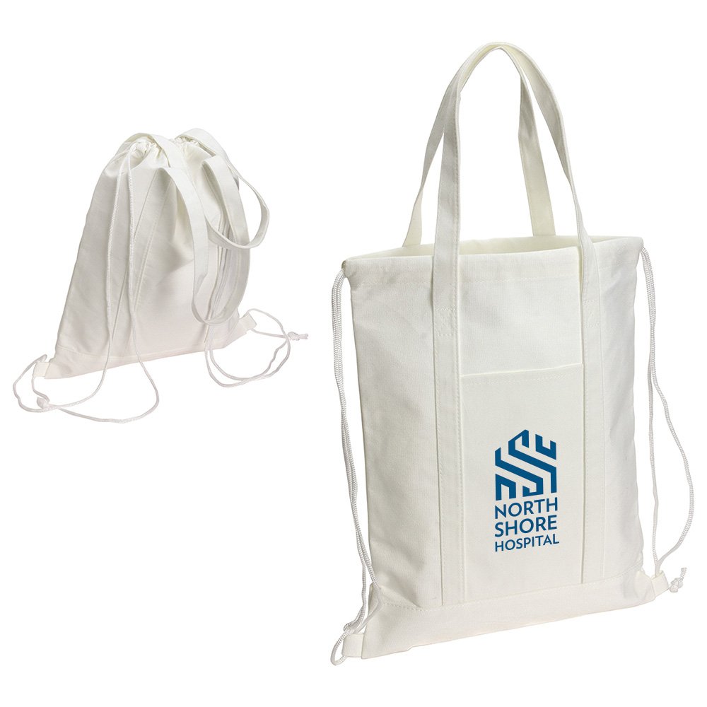 Clover Recycled rPET Drawstring Backpack - One-Color Personalization ...