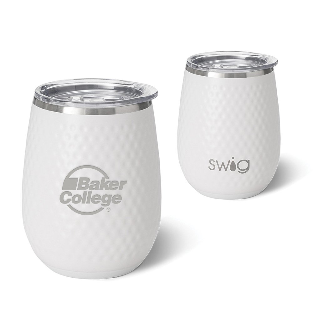 Swig Life™ Stainless-Steel Golf Wine Tumbler 14-Oz. - Laser-Engraved ...