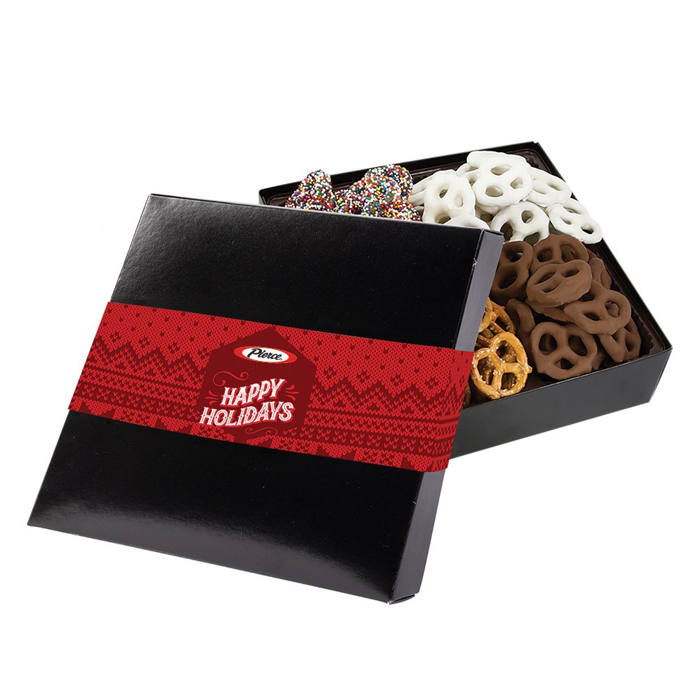 Mini Pretzel Assortment Gift Box - Full-Color Personalization Available ...