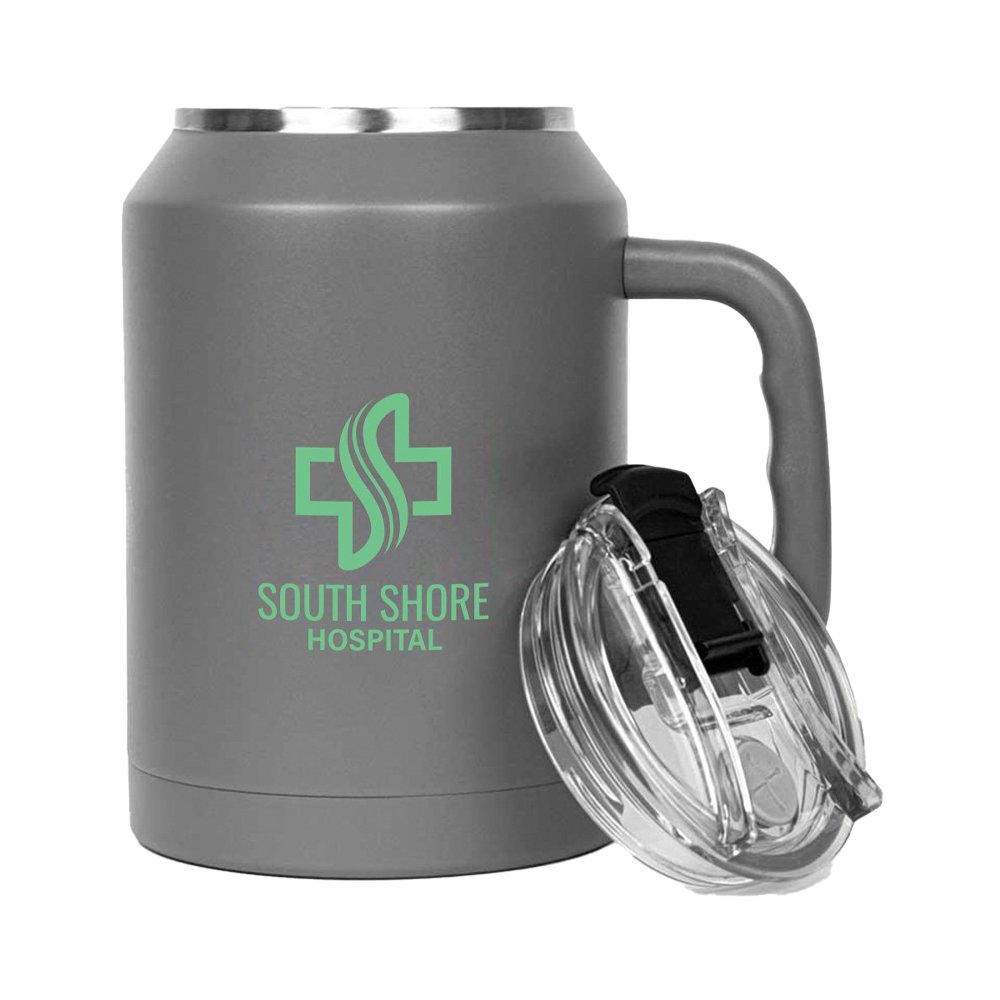 Jumbo Stainless-Steel Mug 50 oz. with Handle - One-Color ...