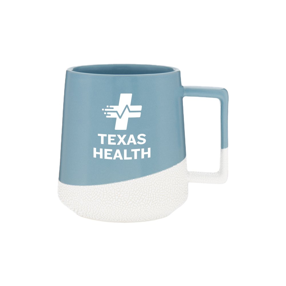 Textured Base Matte Ceramic Mug 17 oz. - One-Color Personalization ...