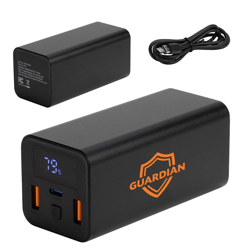 PowerFull Power Bank With Dual Ports 20,000 mAh 65W - One-Color ...