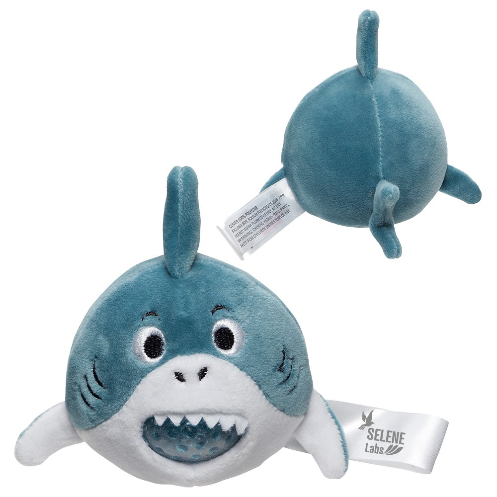 Shark Stress Busters Plush & Gel Squeeze Toy - One-Color ...
