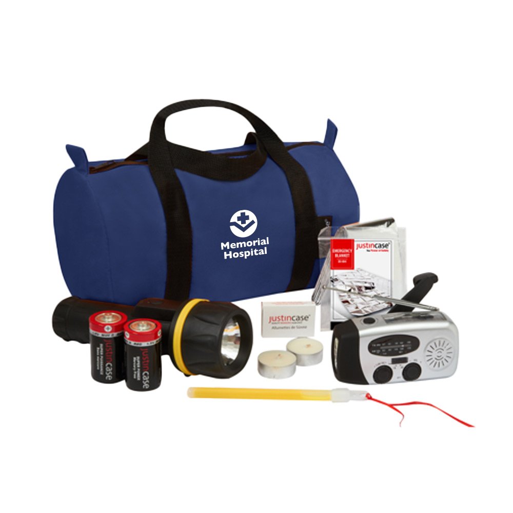 Power Outage Kit With Radio, Light, & USB in Heavy-Duty Bag - One-Color ...