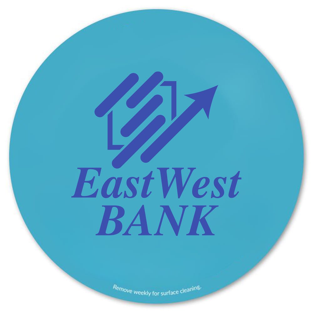 Reusable Car Sign Magnet Circle 5" x 5" - One-Color Personalization ...