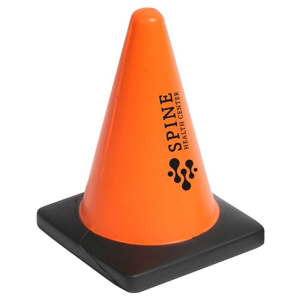 Construction Cone Stress Reliever - One-Color Personalization Available ...