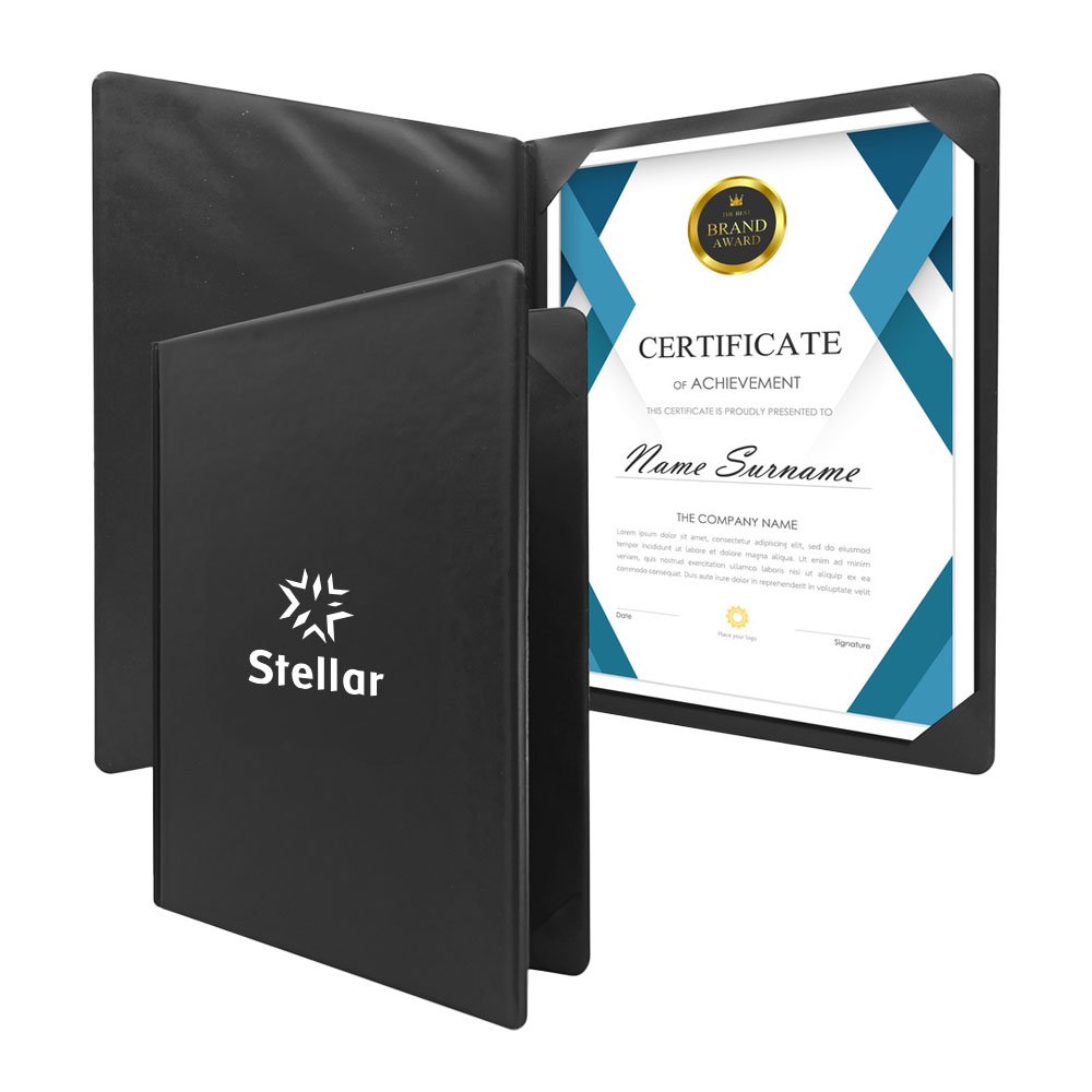 Value Diploma Holder Portrait 8 1/2" x 11" - One-Color Personalization ...