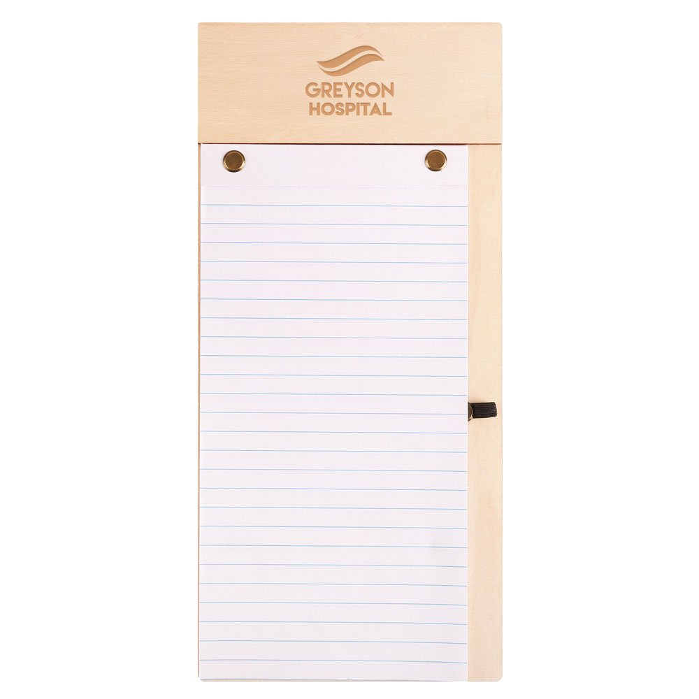 Wood Desk Writing Note Pad - Personalization Available | Positive ...