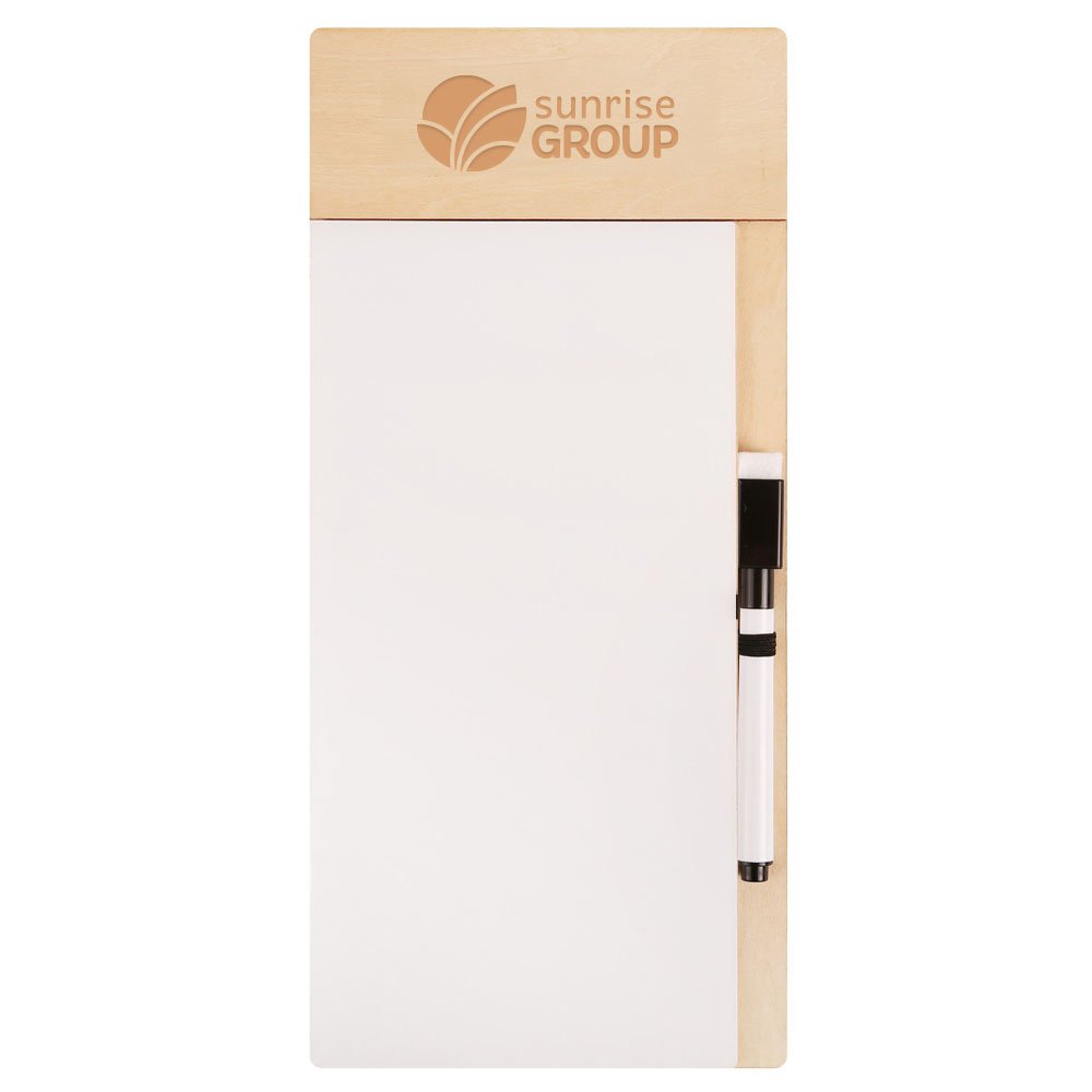 Wood Desk Writing Dry-Erase Board - Laser-Engraved Personalization ...