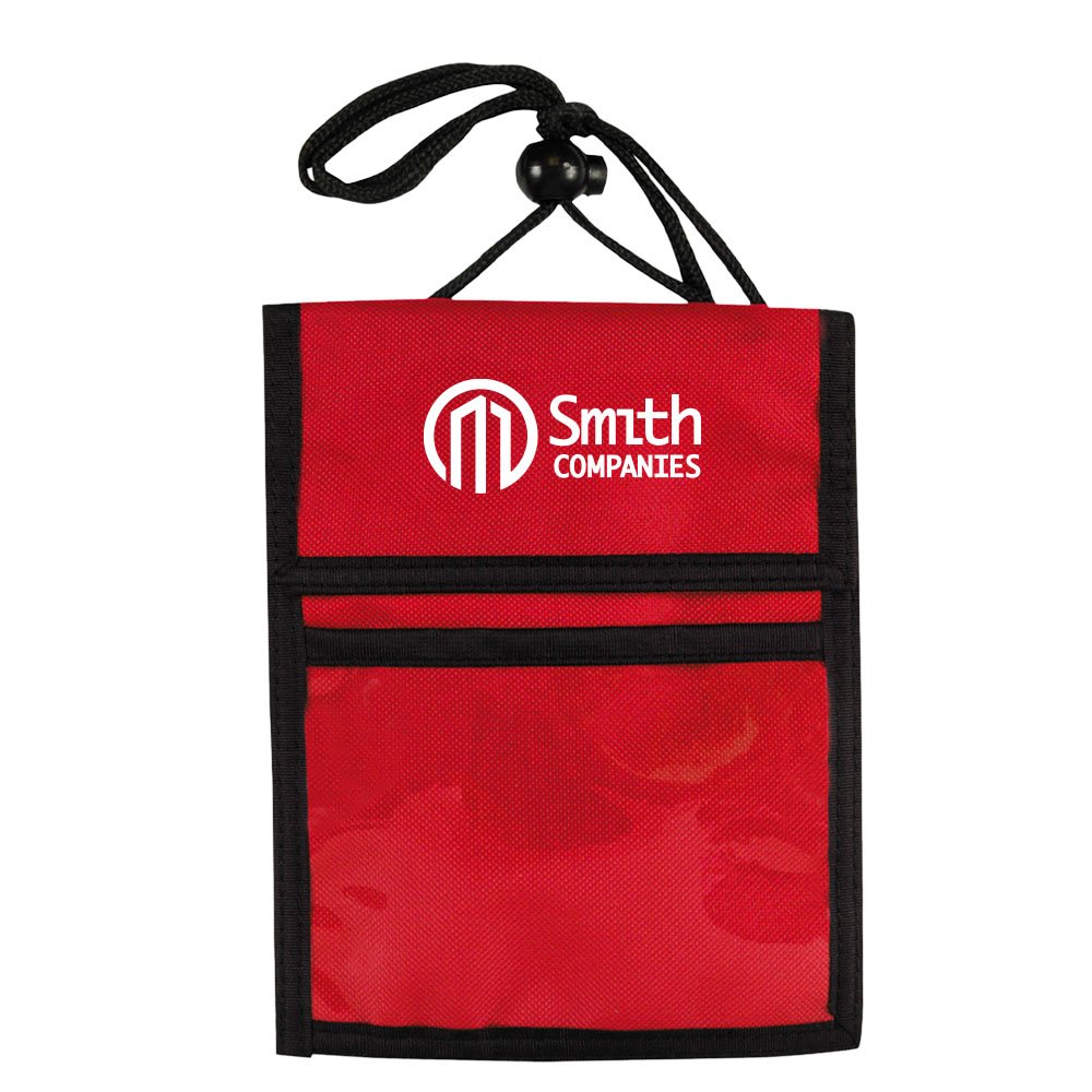 Basic Essentials Badge Passport Holder & Pouch - One-Color ...