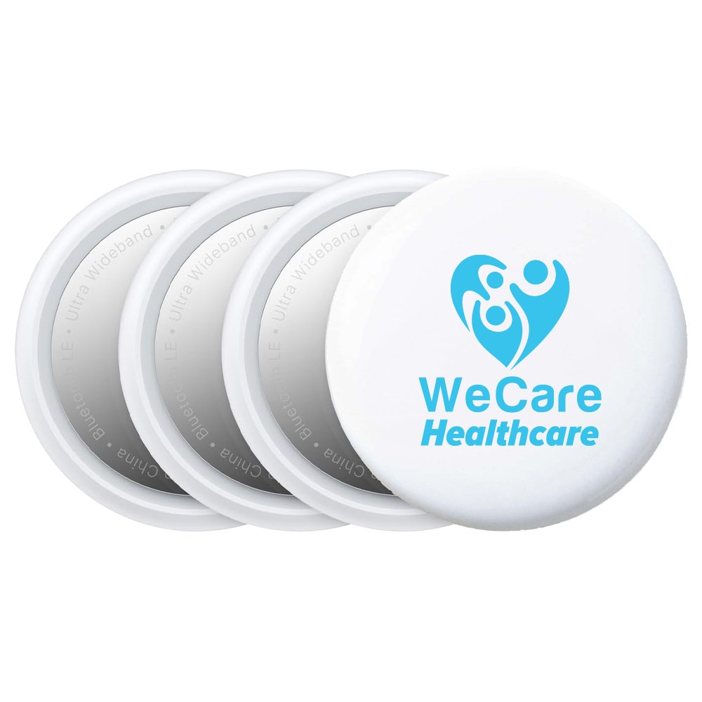 Design Your Own Apple® AirTag - Pack of 4 - One-Color Personalization ...