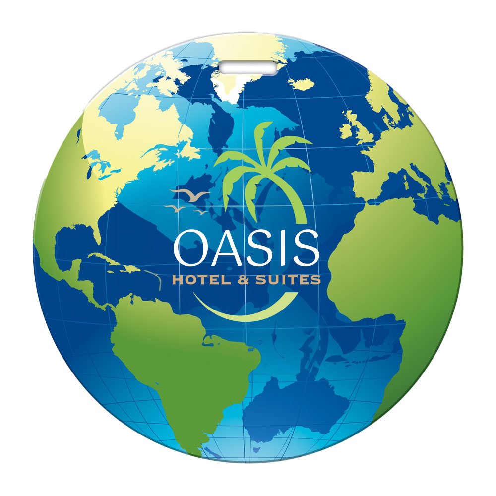 World Globe Shaped Luggage Tag - Personalization Available | Positive ...