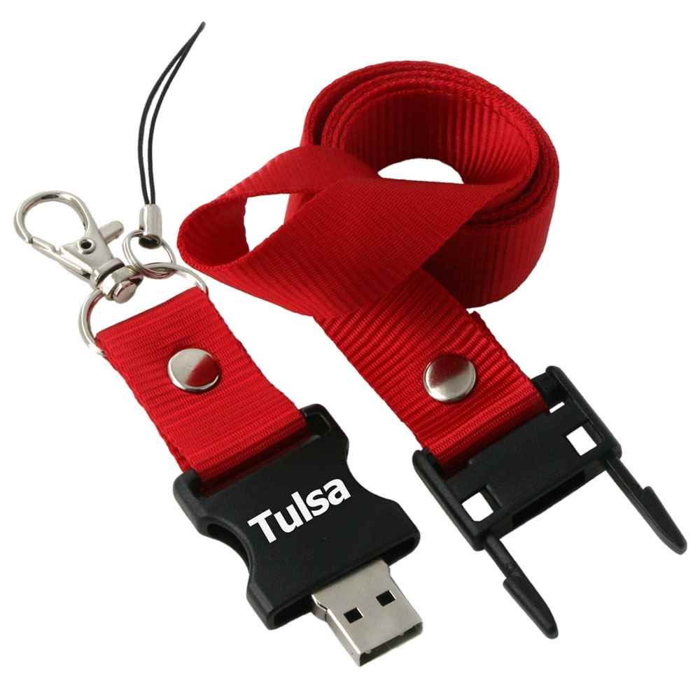 Detachable 2GB USB Flash Drive Lanyard - Personalization Available ...