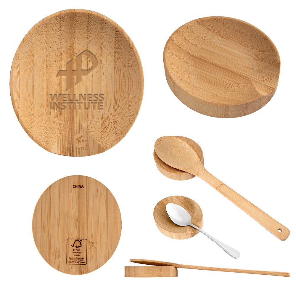 Bamboo Spoon Rest - Laser-Engraved Personalization Available | Positive ...