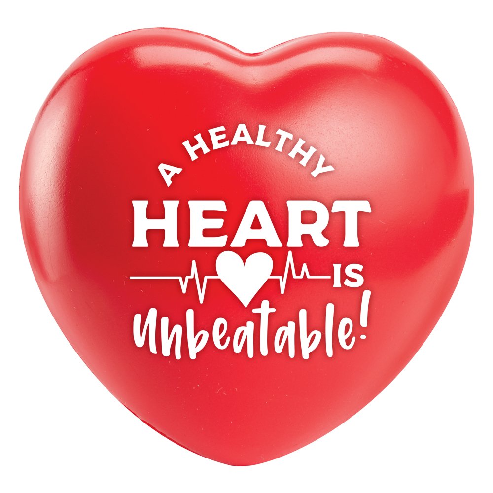 A Healthy Heart Is Unbeatable! Heart Stress Reliever | Positive Promotions