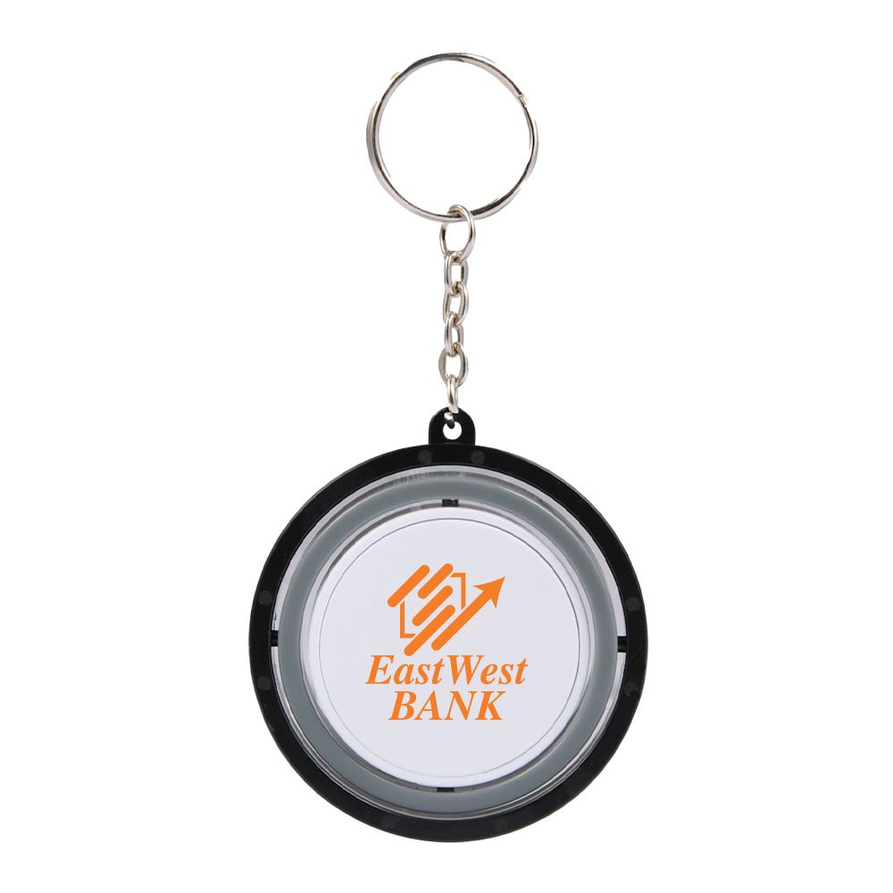 Spinning Stress-Reducing Fidget Keychain - One-Color Personalization ...