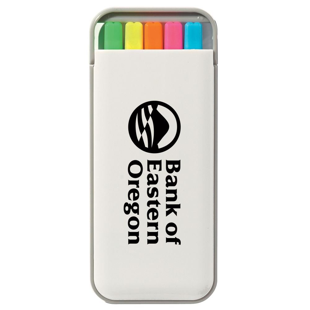 5-In-1 Highlighter Set - Personalization Available | Positive Promotions