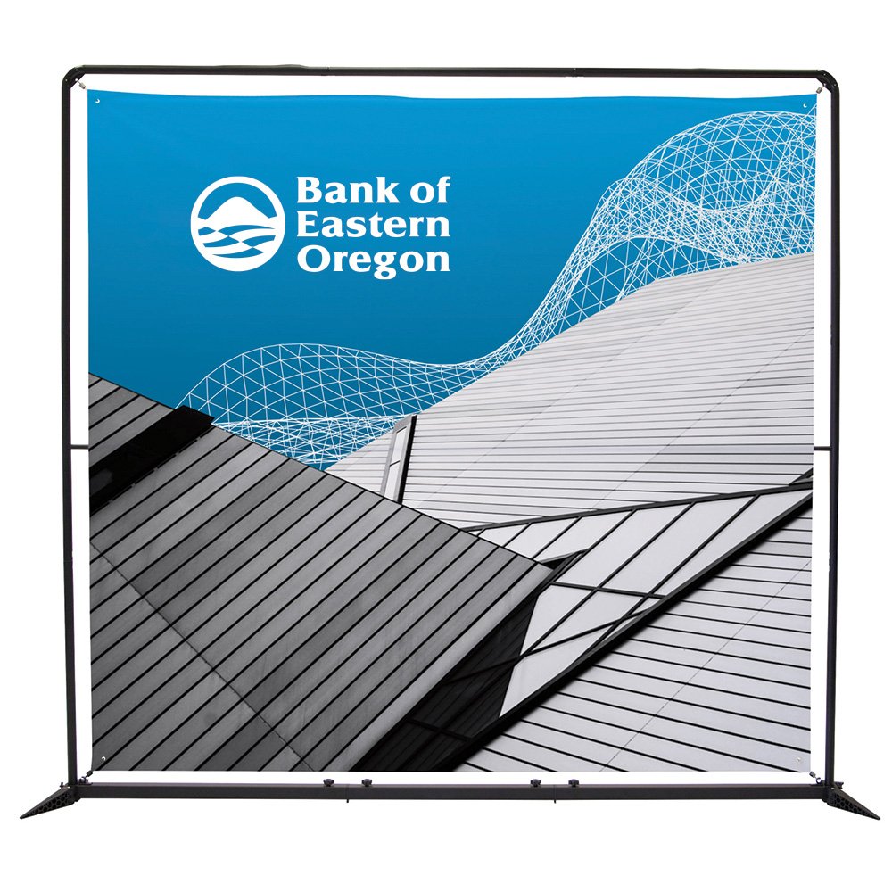 8.5' FrameWorx Banner Display Kit - Full Color Personalization ...
