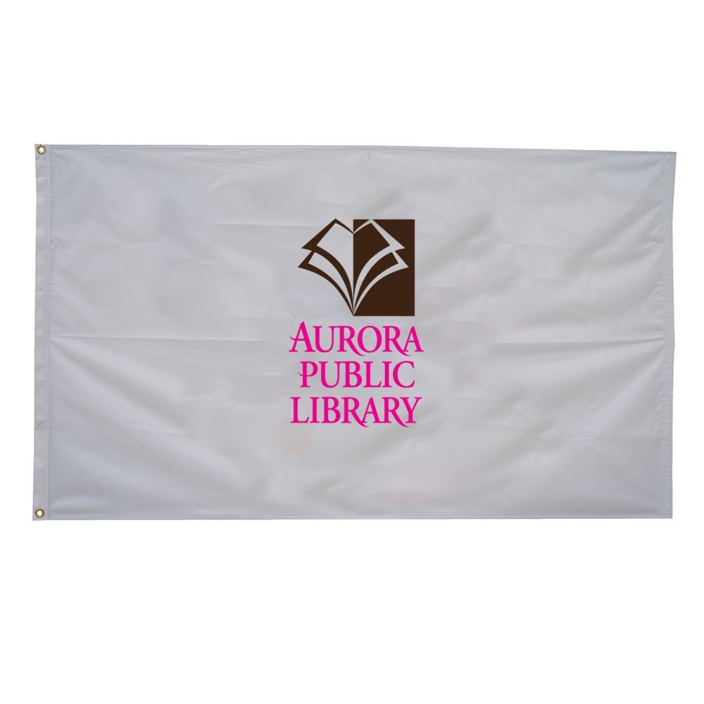 Nylon Flag (Single-Sided) - 4' x 6' - Full Color Personalization ...