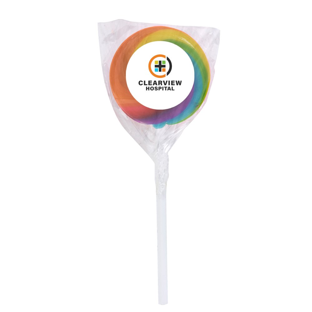 Pride Swirl Lollipop - Personalization Available | Positive Promotions