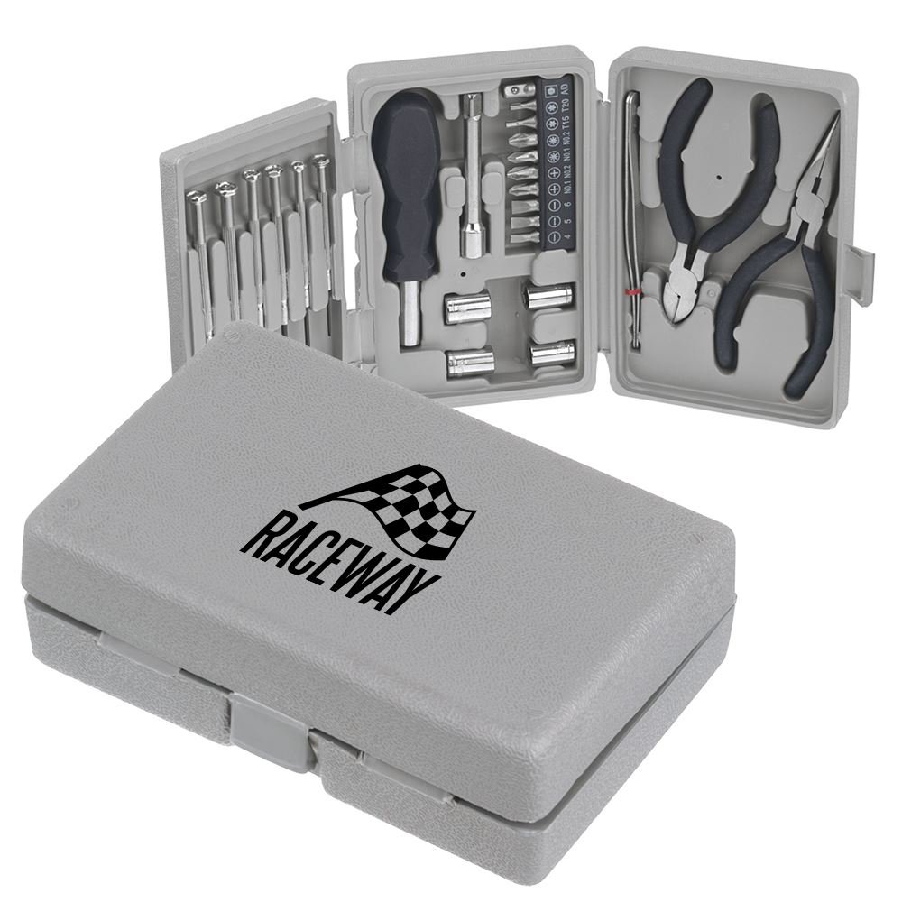 26-Piece Deluxe Tool Kit - Personalization Available | Positive Promotions