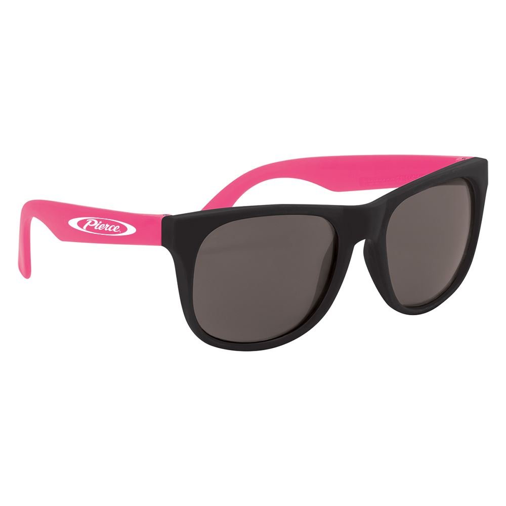 Pink Rubberized Sunglasses - Personalization Available | Positive ...
