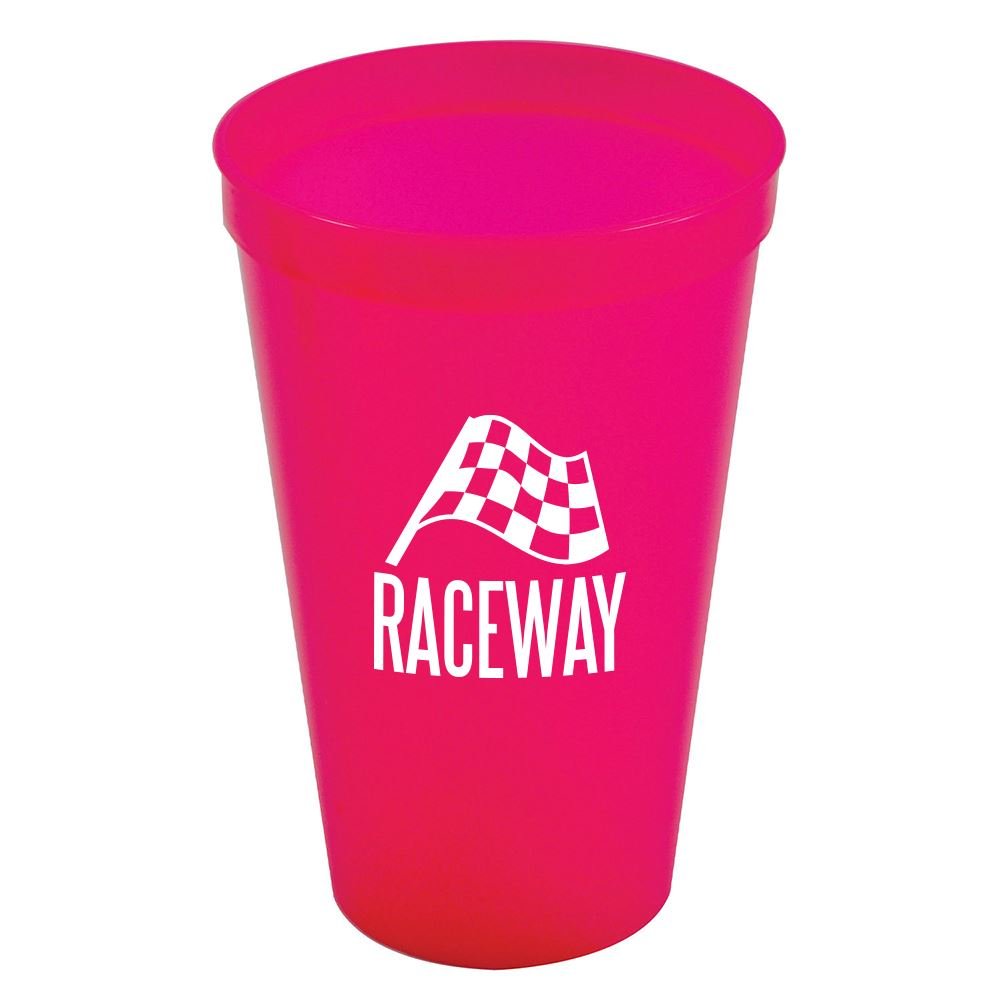 Pink Stadium Cup 20 oz - Personalization Available | Positive Promotions