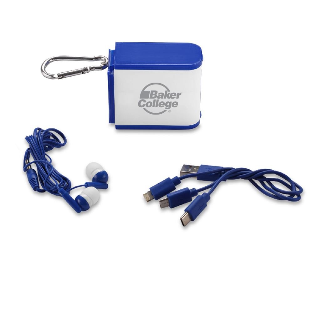 USB Charging Cable and Earbuds Set - Personalization Available ...